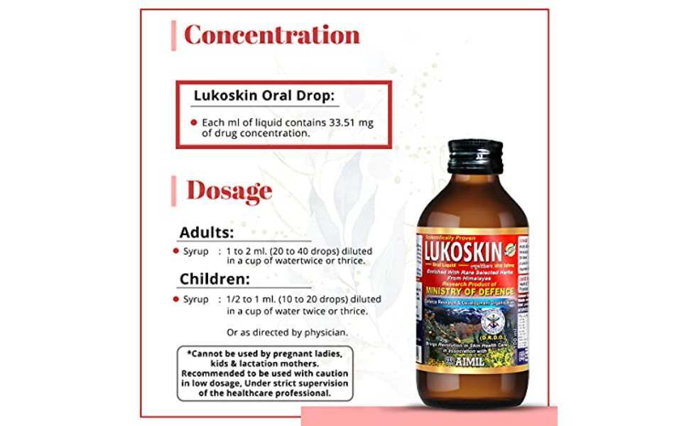 Aimil Lukoskin Oral Liquid: Uses, Price, Dosage, Side Effects ...